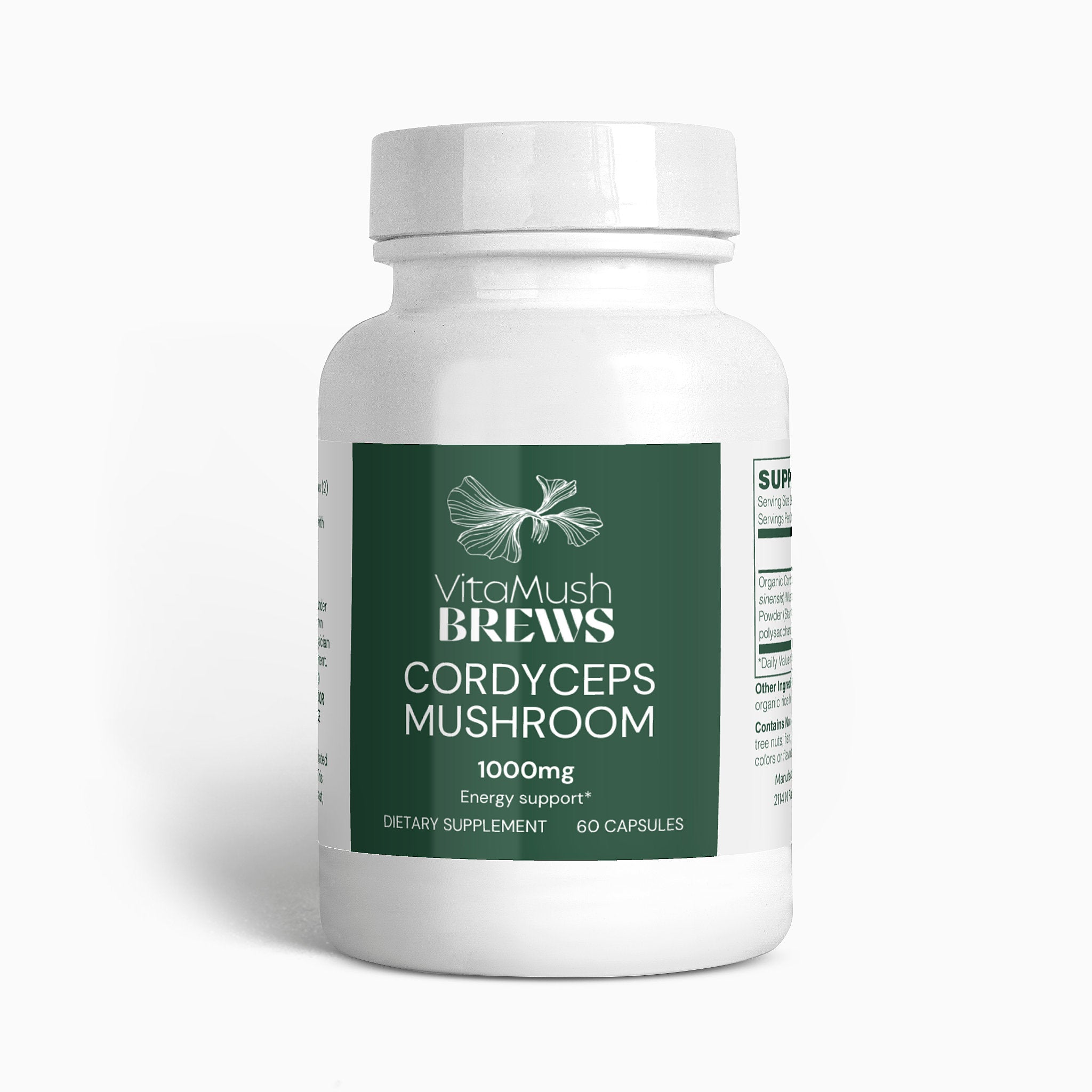 Cordyceps Mushroom - 60 capsules – VitaMush Brews